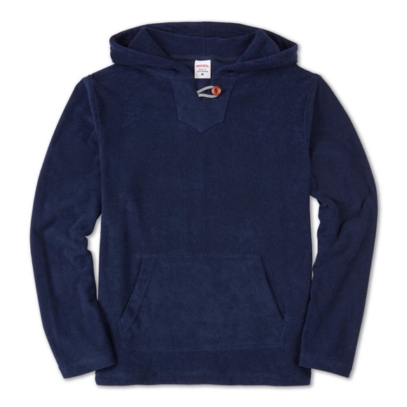 Birdwell | Shirts | Birdwell Mens Baja Terry Cloth Hoodie Dark Blue Xl ...